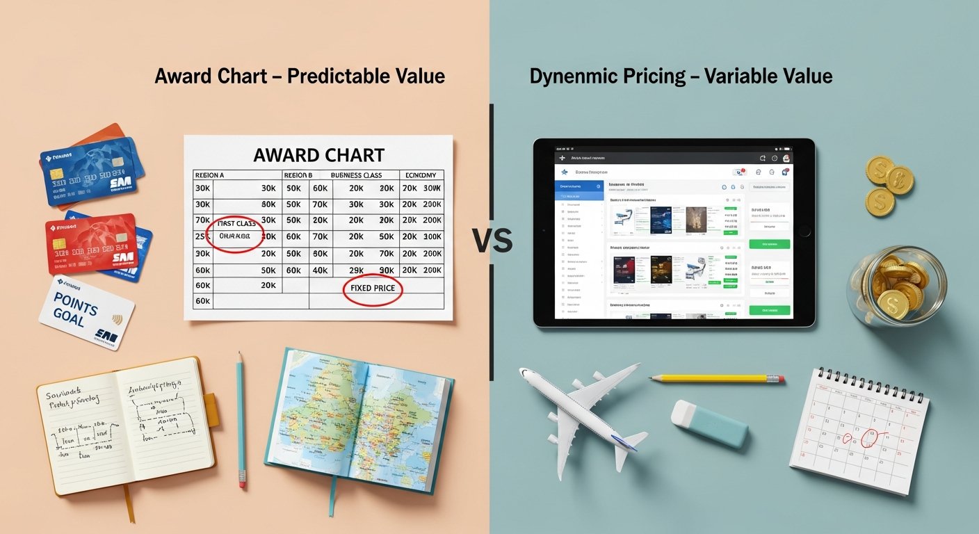 Airline Award Chart Vs Dynamic Pricing - Gold Points