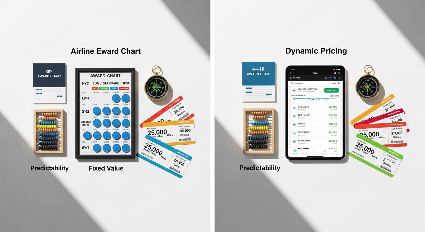 Airline Award Chart Vs Dynamic Pricing - Gold Points